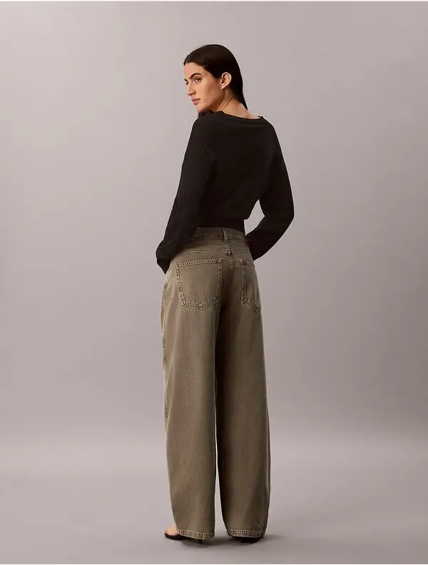 Calvin Klein Twisted Seam Low Rise Baggy Jeans
