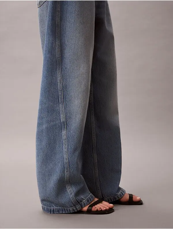 Calvin Klein Twisted Seam Low Rise Baggy Jeans