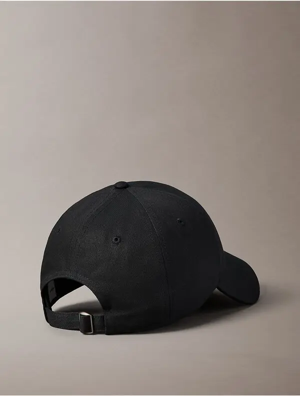 Calvin Klein Embroidered Heart Cotton Twill Baseball Cap - Black