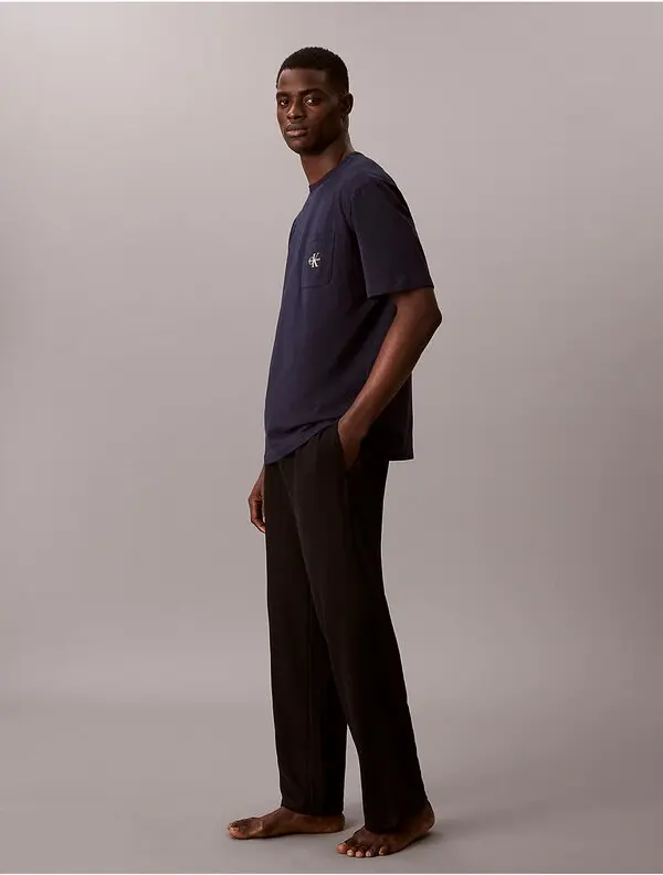 Calvin Klein Pique Sleep Pants - Black