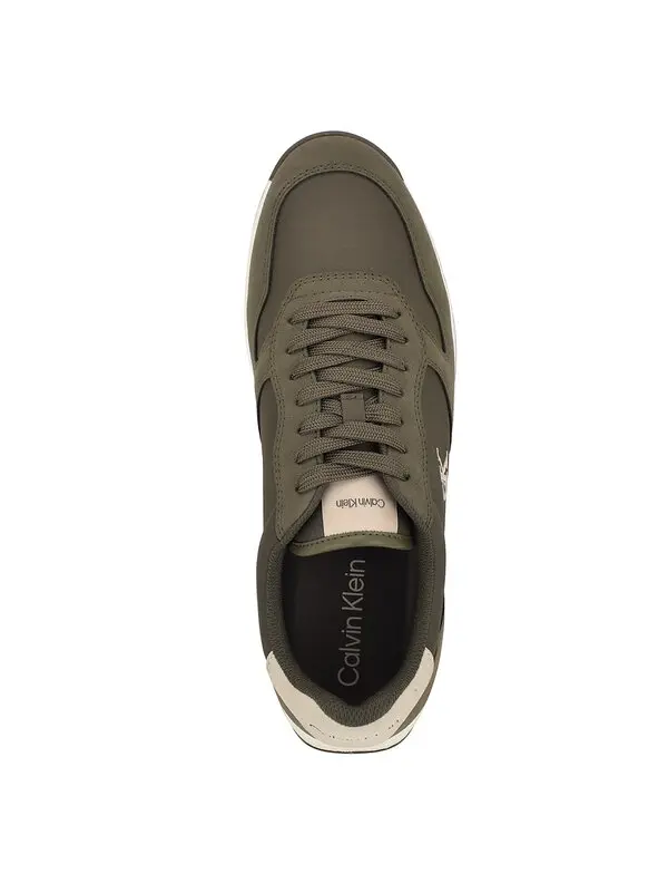 Calvin Klein Galladen Round Toe Lace-up Sneakers - Green
