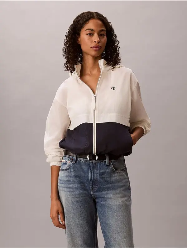 Calvin Klein Colorblock Essential Windbreaker - Tofu
