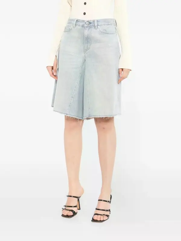 Our Legacy Raw-edge Wide-leg Shorts