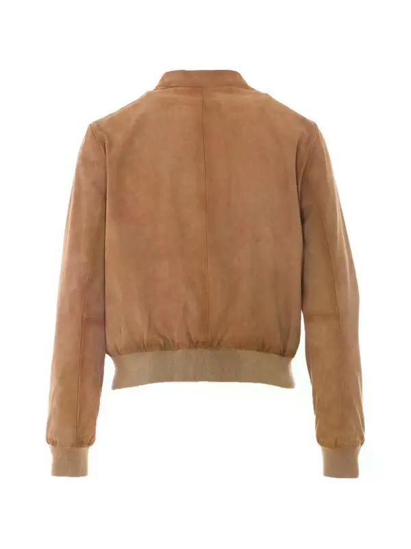 BULLY Suede Bomber Jacket