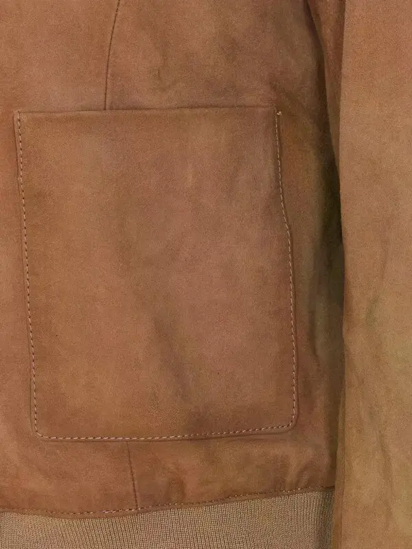 BULLY Suede Bomber Jacket