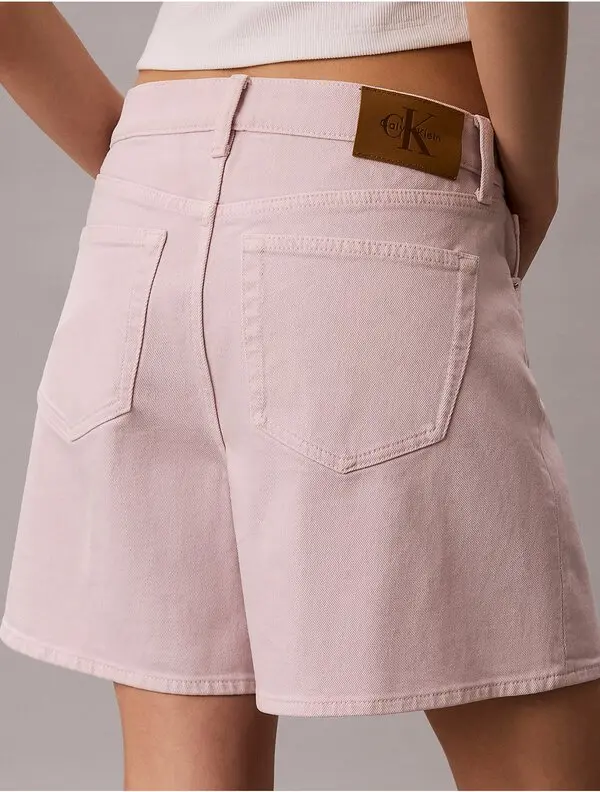 Calvin Klein Garment-dyed High Rise A-line Shorts