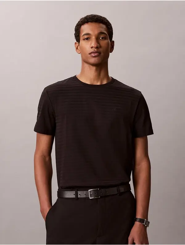 Calvin Klein Stripe Classic T-shirt - Black