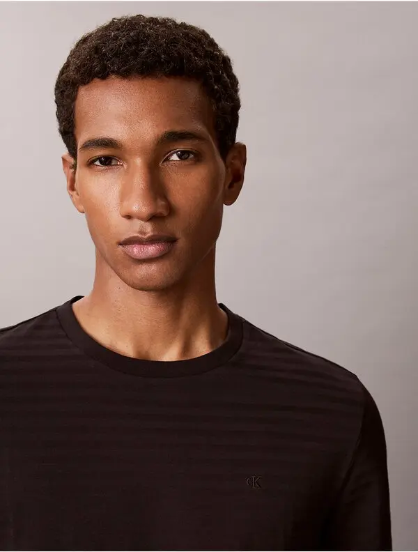 Calvin Klein Stripe Classic T-shirt - Black