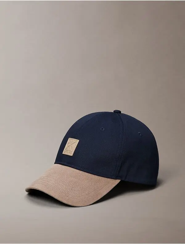 Calvin Klein Emblem Logo Baseball Cap - Dark Sapphire