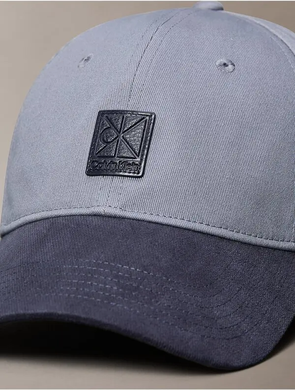Calvin Klein Emblem Logo Baseball Cap - Turbulence