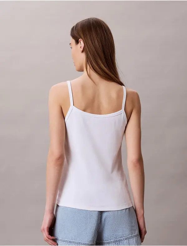 Calvin Klein Monogram Ribbed Tank Top