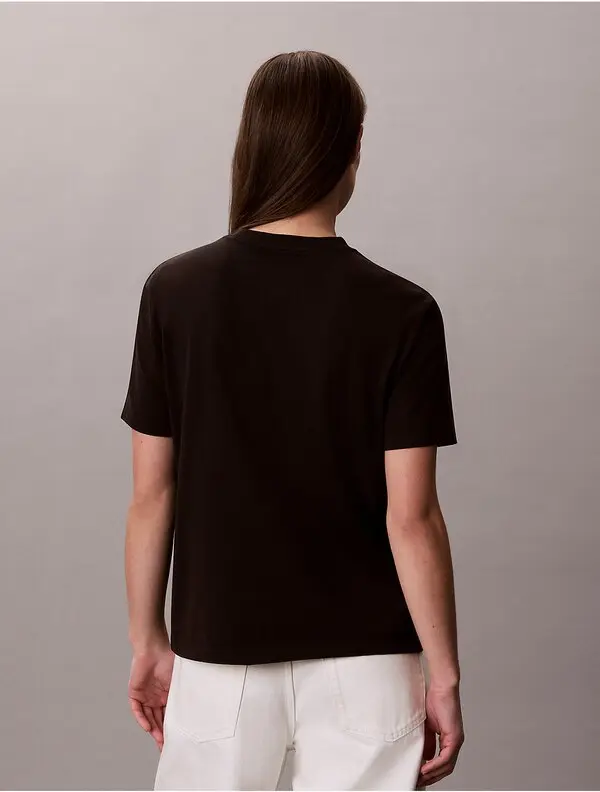 Calvin Klein Monologo Acid Wash T-shirt - Black