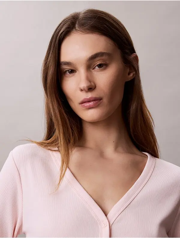 Calvin Klein Ribbed Slim Fit Cardigan