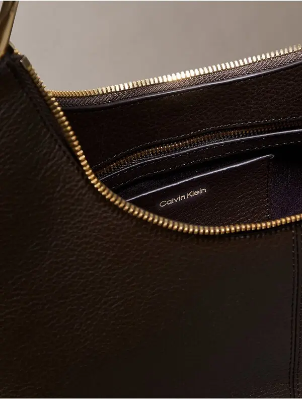 Calvin Klein Slouchy Leather Shoulder Bag - Delicioso