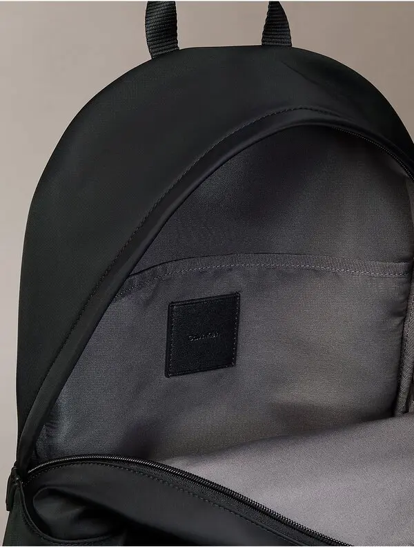 Calvin Klein Nylon Backpack With Laptop Sleeve - Black