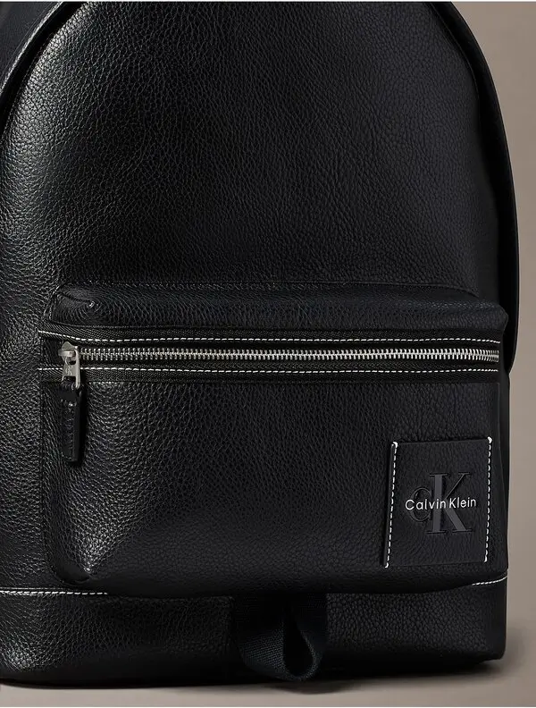 Calvin Klein Textured Pebble Round Backpack