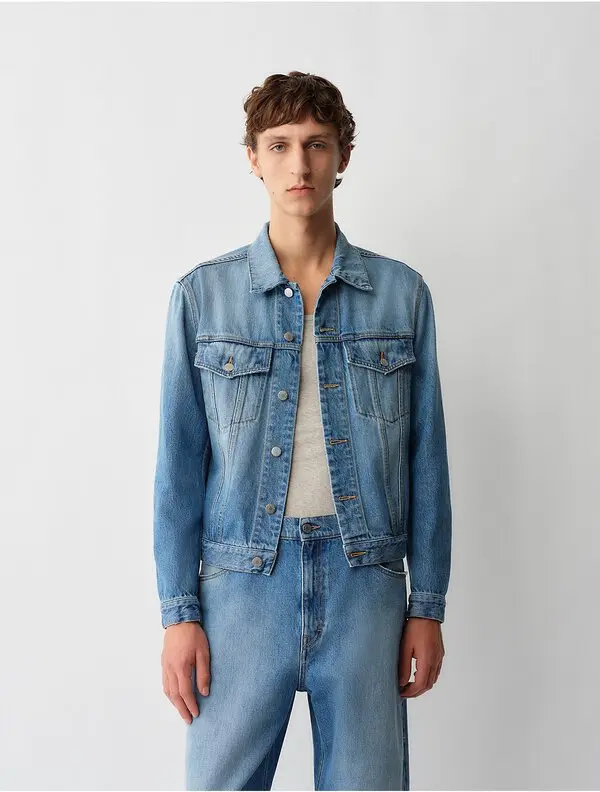 Calvin Klein Travis Denim Jacket - Light Blue