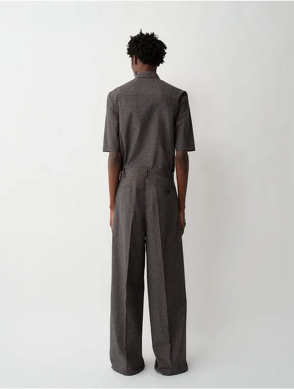 Calvin Klein Baxter Pants Wide Leg Pleated Trousers