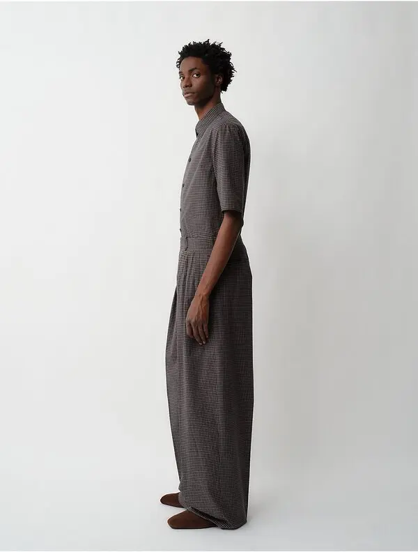 Calvin Klein Baxter Pants Wide Leg Pleated Trousers