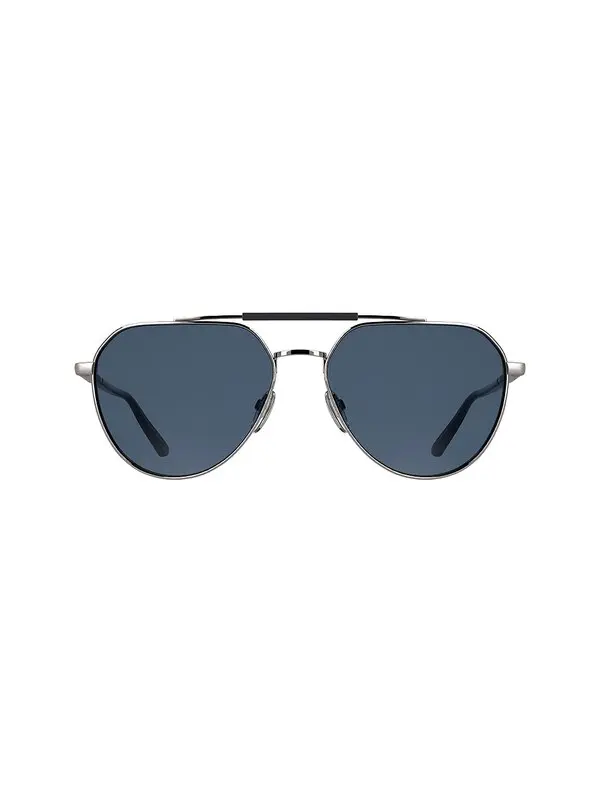 Calvin Klein Aviator Sunglasses - Light Gun
