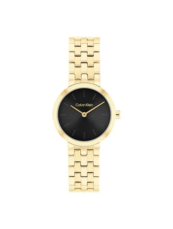 Calvin Klein Modern Dial Link Bracelet Watch - Gold