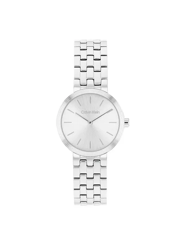 Calvin Klein Modern Dial Link Bracelet Watch - Silver