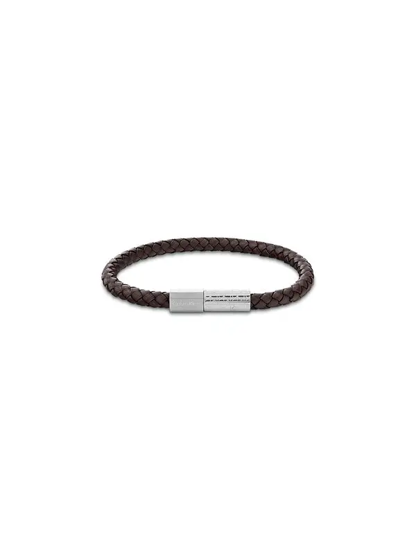 Calvin Klein Modern Braided Bracelet - Brown
