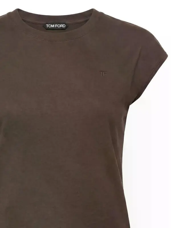 TOM FORD Logo Embroidered T-shirt