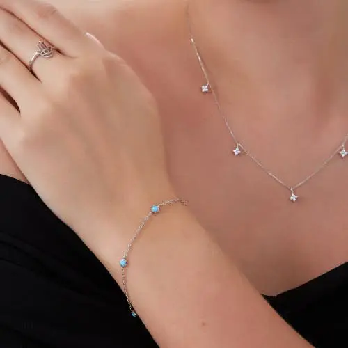 SPERO LONDON Opal And Sterling Bracelet