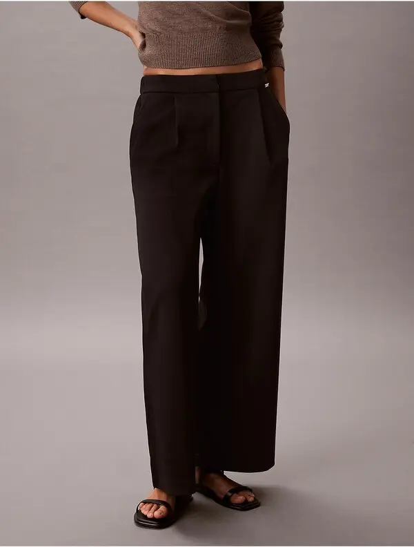 Calvin Klein Ponte Wide Leg Pants