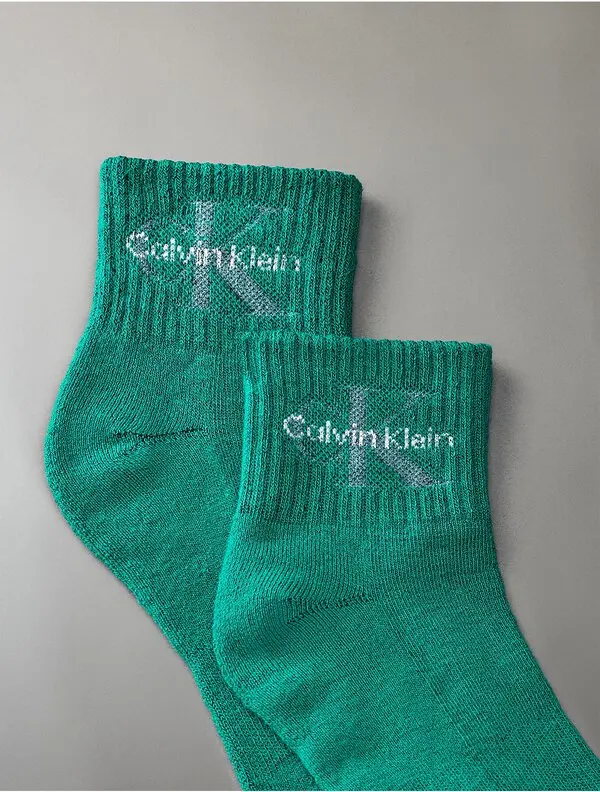 Calvin Klein Athletic Terry Quarter Socks 6 Pack