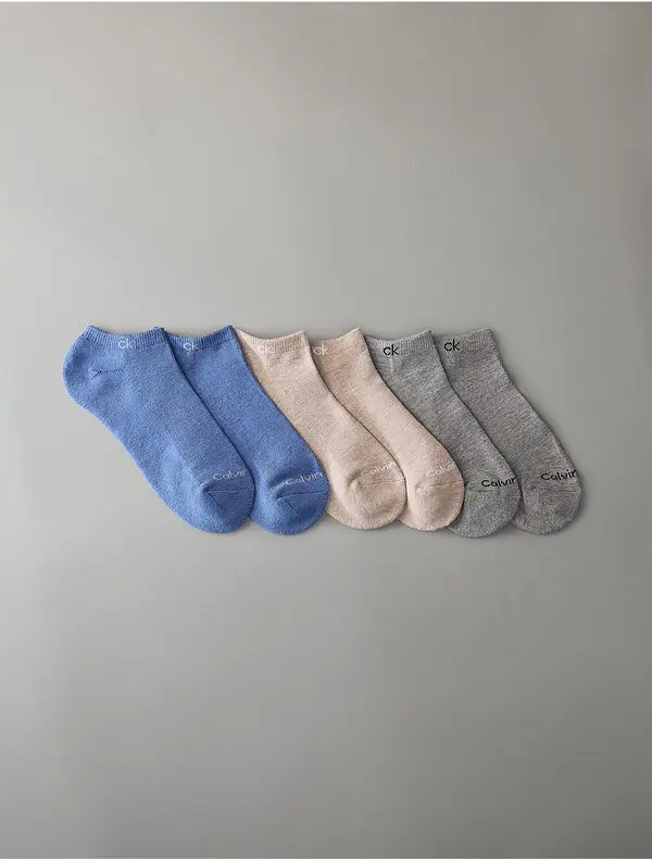 Calvin Klein Basic No-show Socks 6-pack - Medium Blue