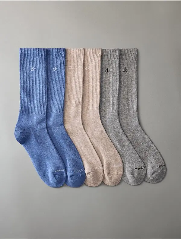 Calvin Klein Crew Socks 6 Pack