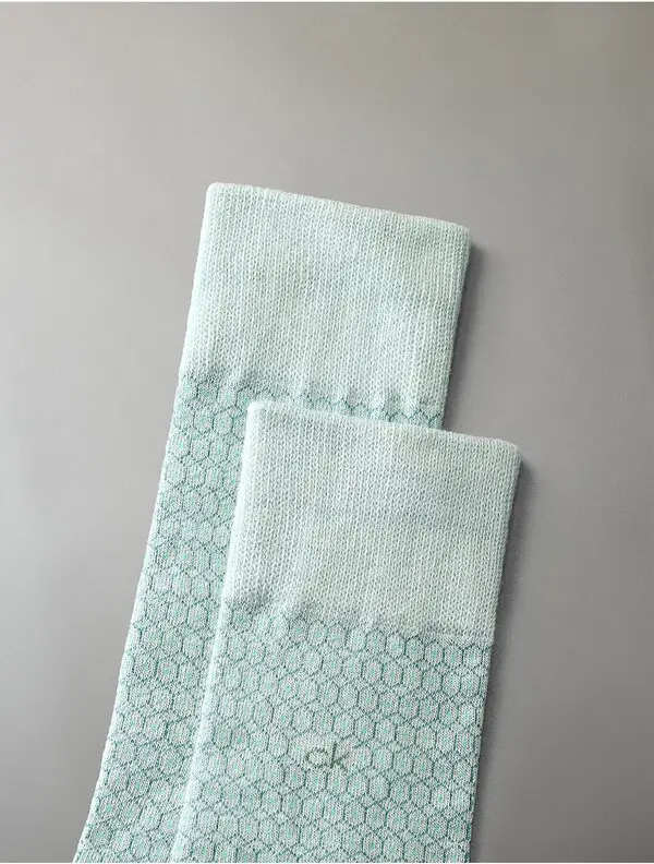 Calvin Klein Combed Cotton Crew Dress Socks 4-pack