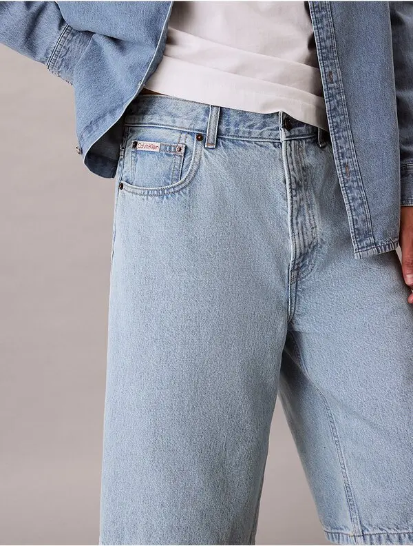 Calvin Klein 90s Loose Fit Denim Shorts