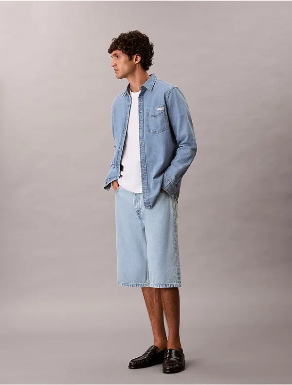 Calvin Klein 90s Loose Fit Denim Shorts