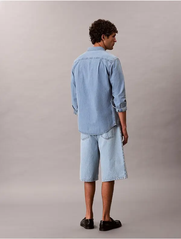 Calvin Klein 90s Loose Fit Denim Shorts