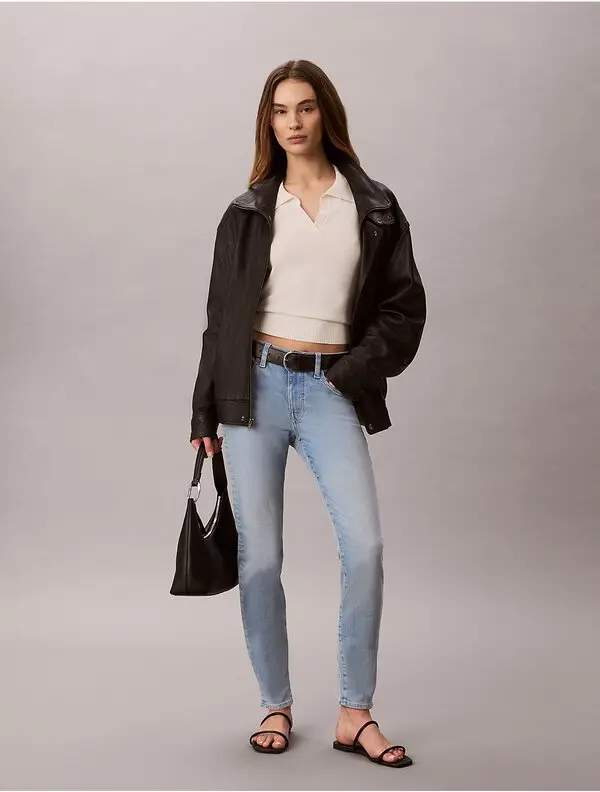 Calvin Klein Mid Rise Skinny Jeans