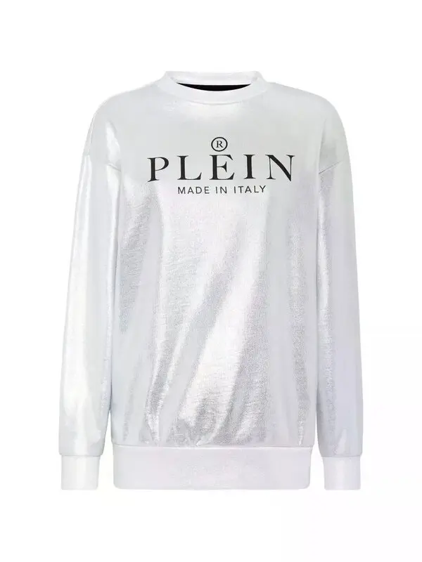 Philipp Plein Iconic Crewneck Sweatshirt - Silver