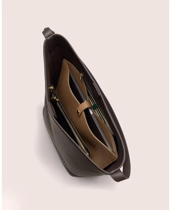 Cuyana Camina Bucket Bag - Mocha