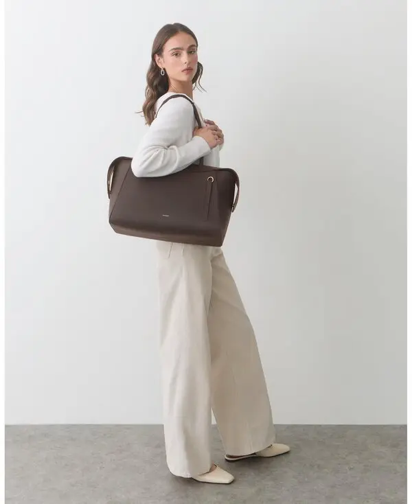 Cuyana Forma Bowler Bag - Mocha