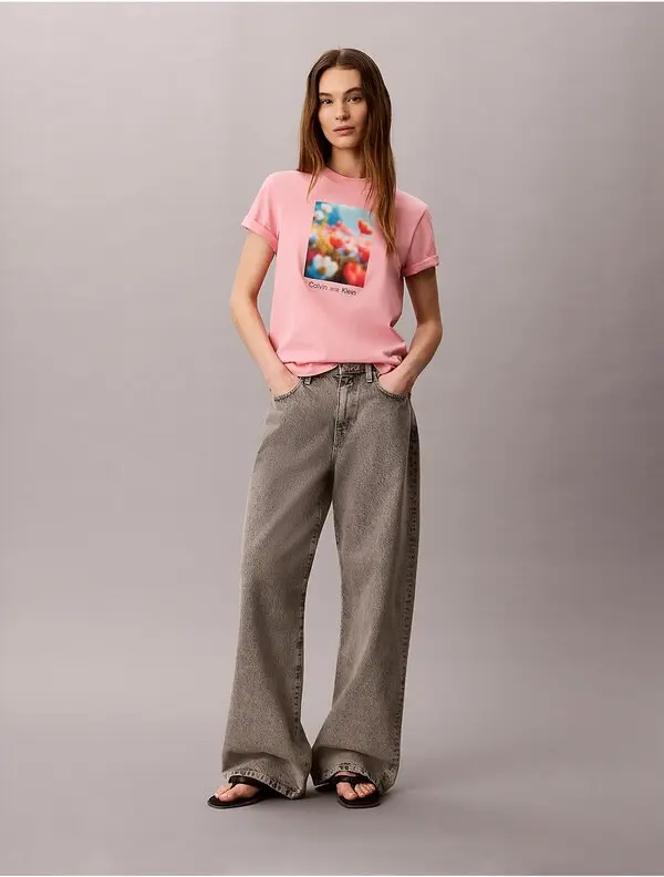Calvin Klein Floral Graphic Crewneck T-shirt