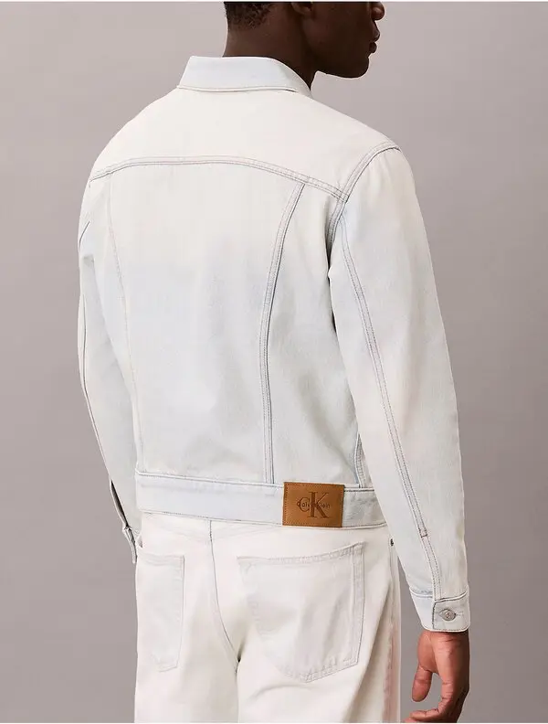 Calvin Klein Coolmax Classic Trucker Jacket - Serpentine