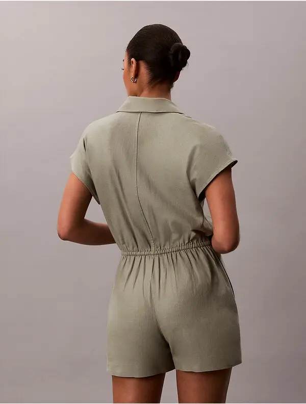 Calvin Klein Linen Blend Romper