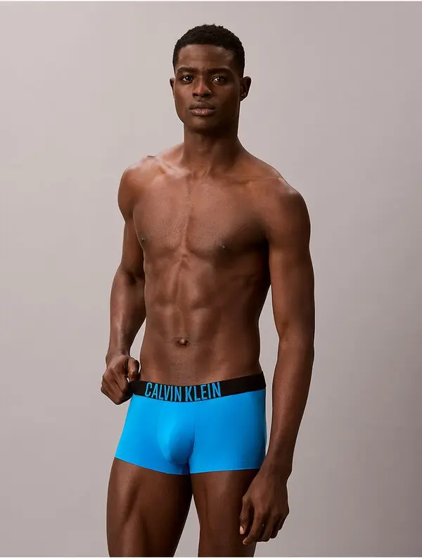 Calvin Klein Intense Power Motion Low Rise Trunk - Blue Aster