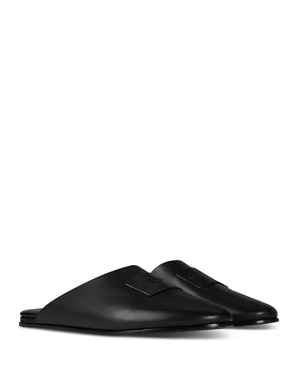 Givenchy Padded Leather Mules - Black