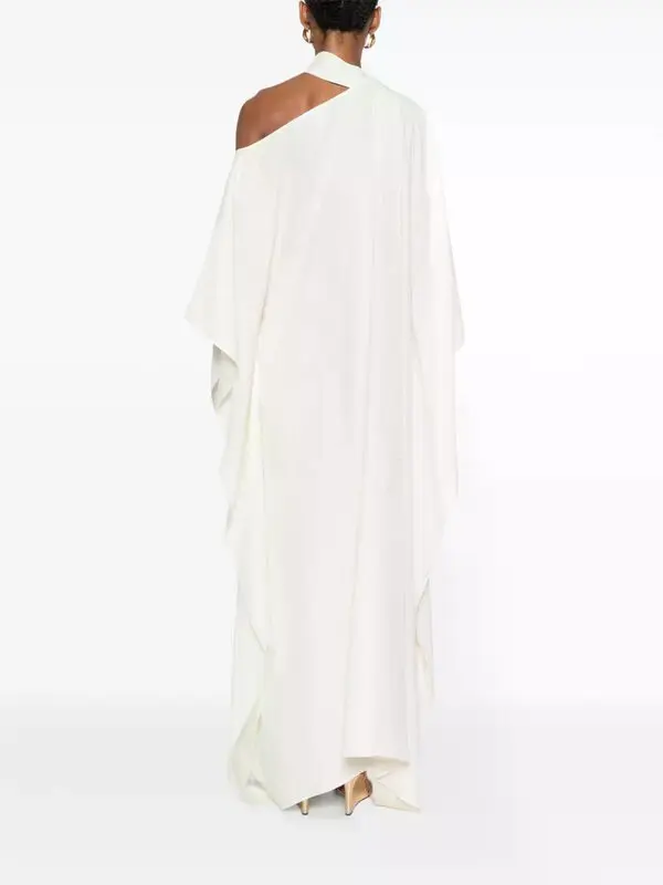 TALLER MARMO One-shoulder Kaftan Maxi Dress