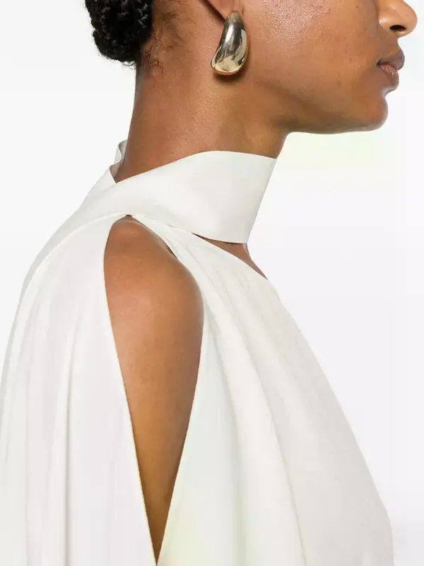 TALLER MARMO One-shoulder Kaftan Maxi Dress