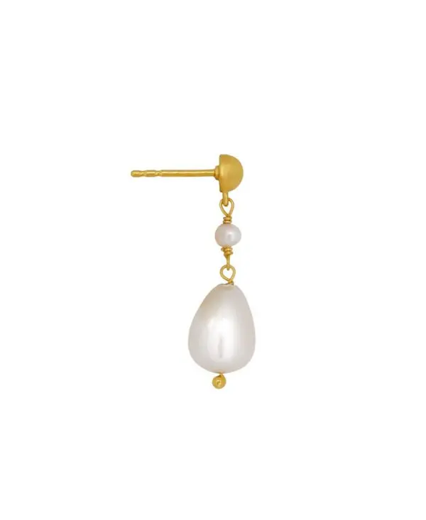 OTTOMAN HANDS Kyra Pearl Drop Stud Earrings