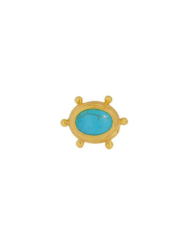 OTTOMAN HANDS Zand Turquoise Cocktail Ring